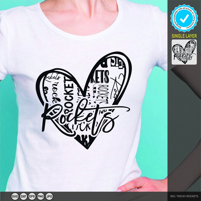 Rockets Svg, Rockets Typography 4 Sports Svg Mascot Pack, Rockets ...