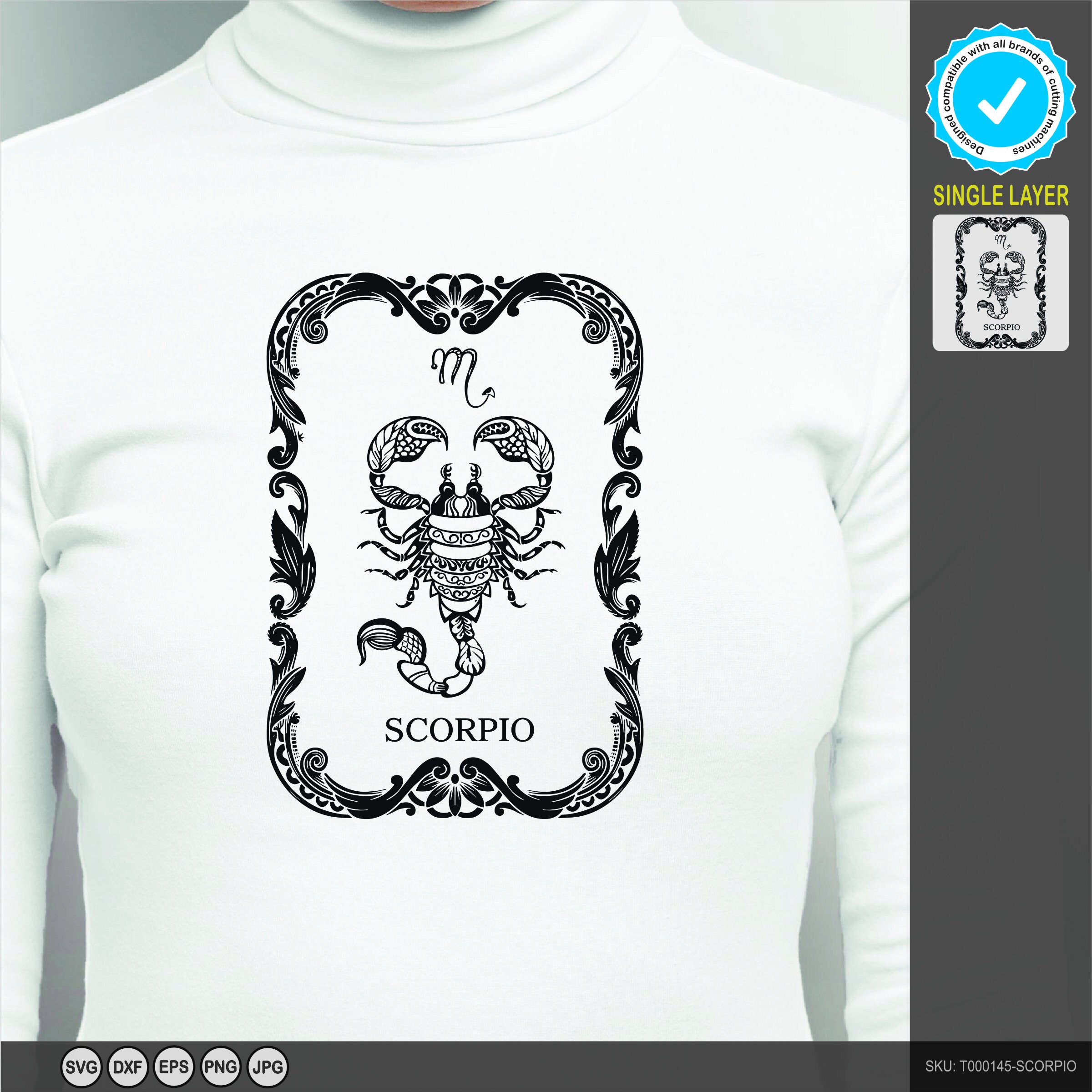 Scorpio Svg, Scorpion Zodiac Symbol Svg, Scorpio Zodiac Sign Svg, 9 ...