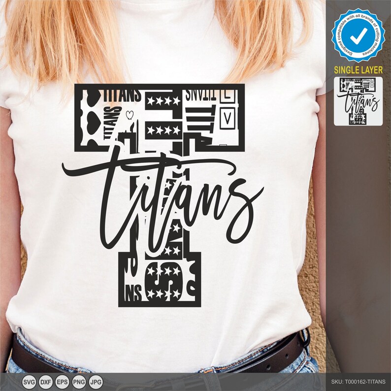 Titans Svg, Titans Typography 4 Sports Svg Mascot Pack, Titans ...