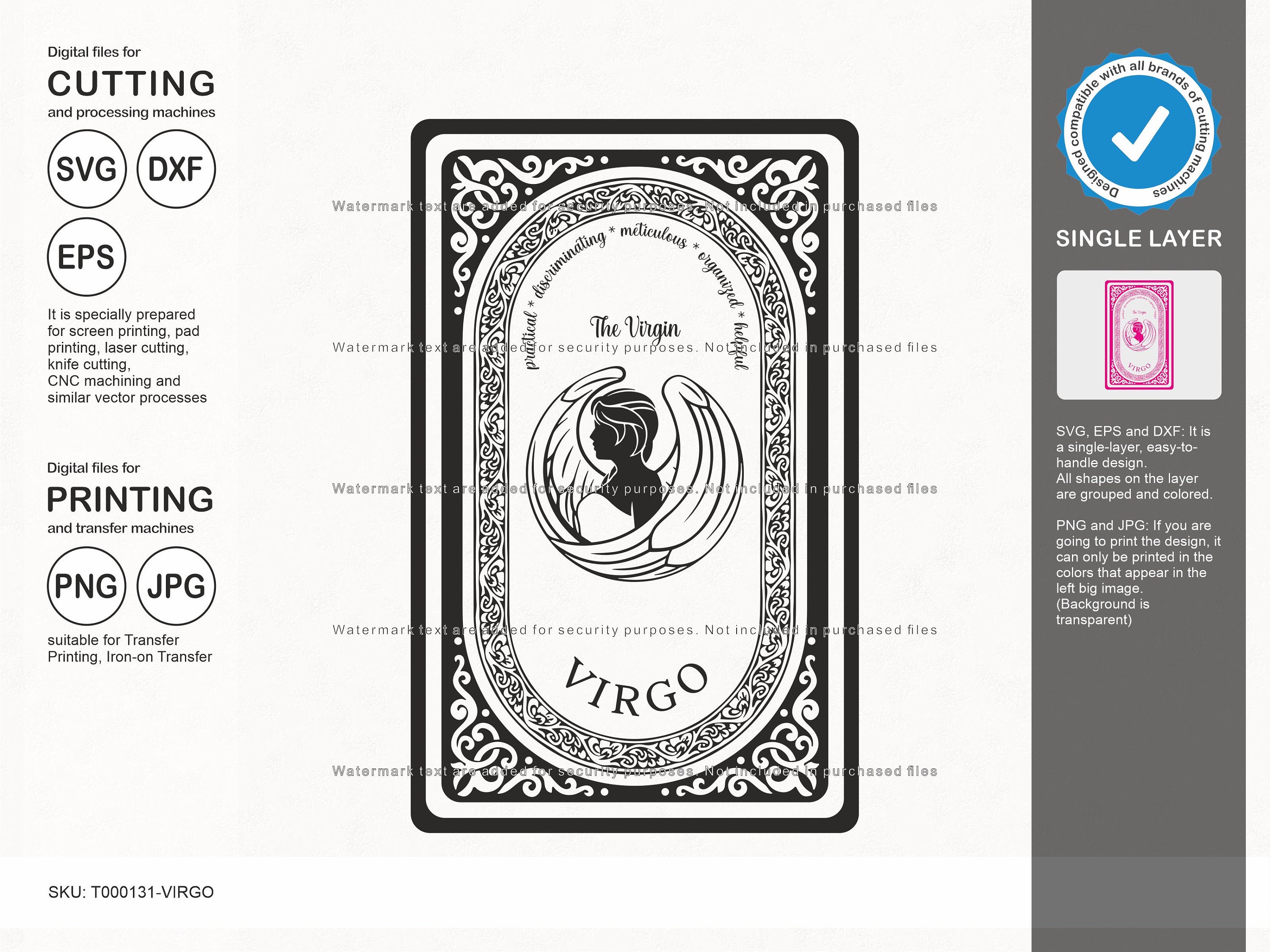 Virgo Svg, Virgin Zodiac Symbol Svg, Virgo Zodiac Sign Svg, 9-pack ...