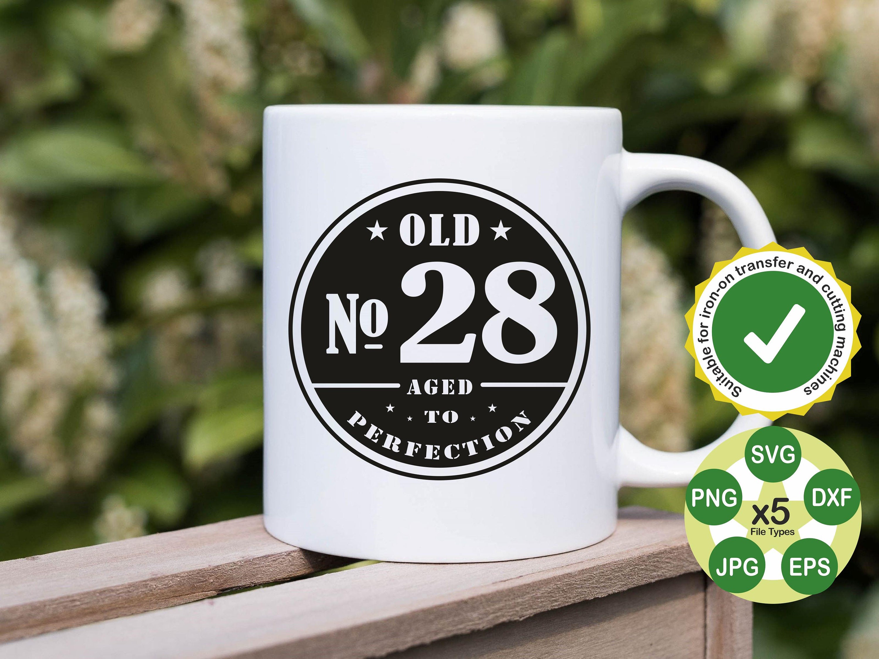 Old Number 28 Svg 28th Birthday SVG Aged to Perfection Svg - Etsy