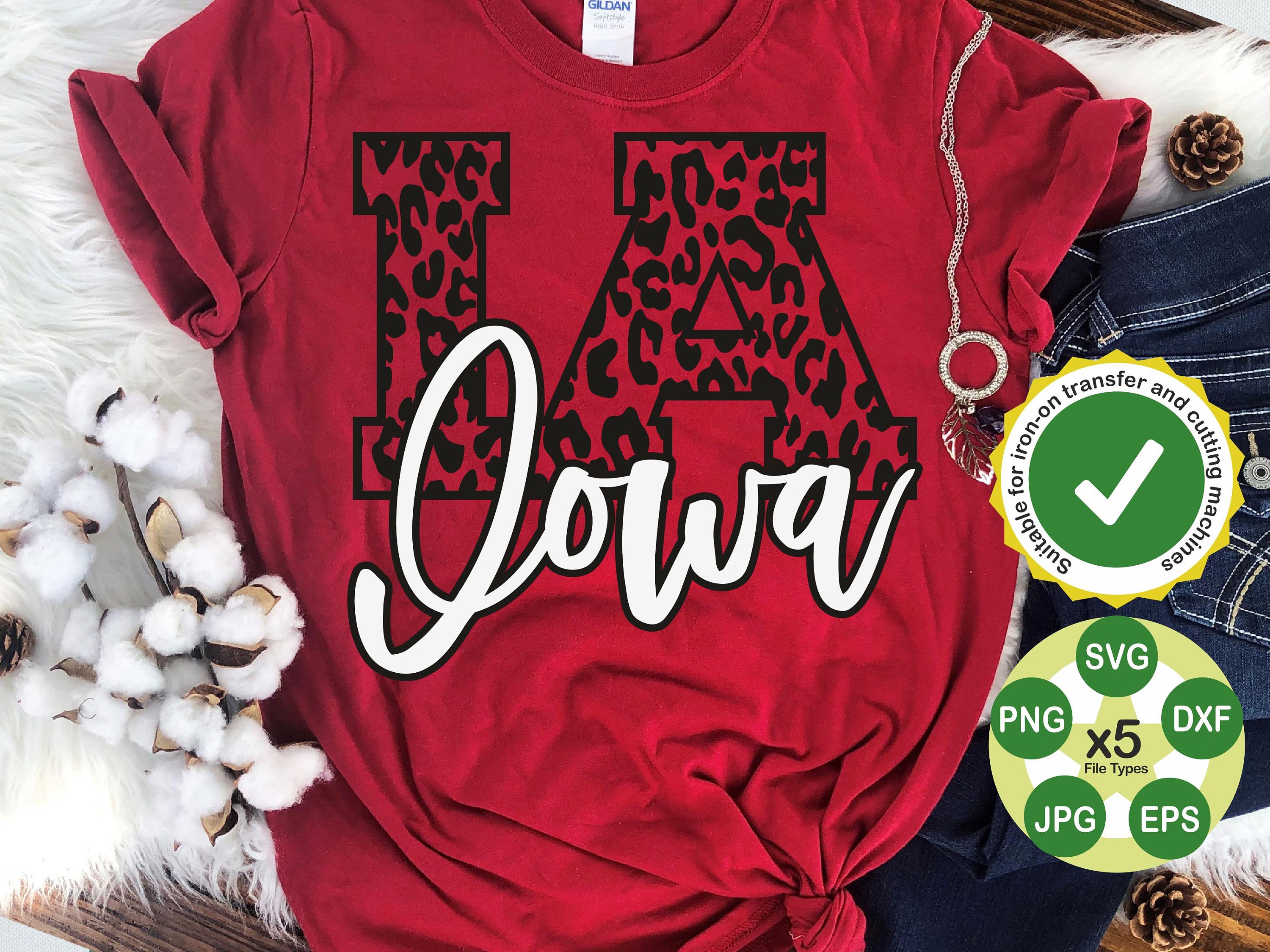 Iowa Svg Iowa State Svg Iowa Leopard Svg Digital Cut Files - Etsy