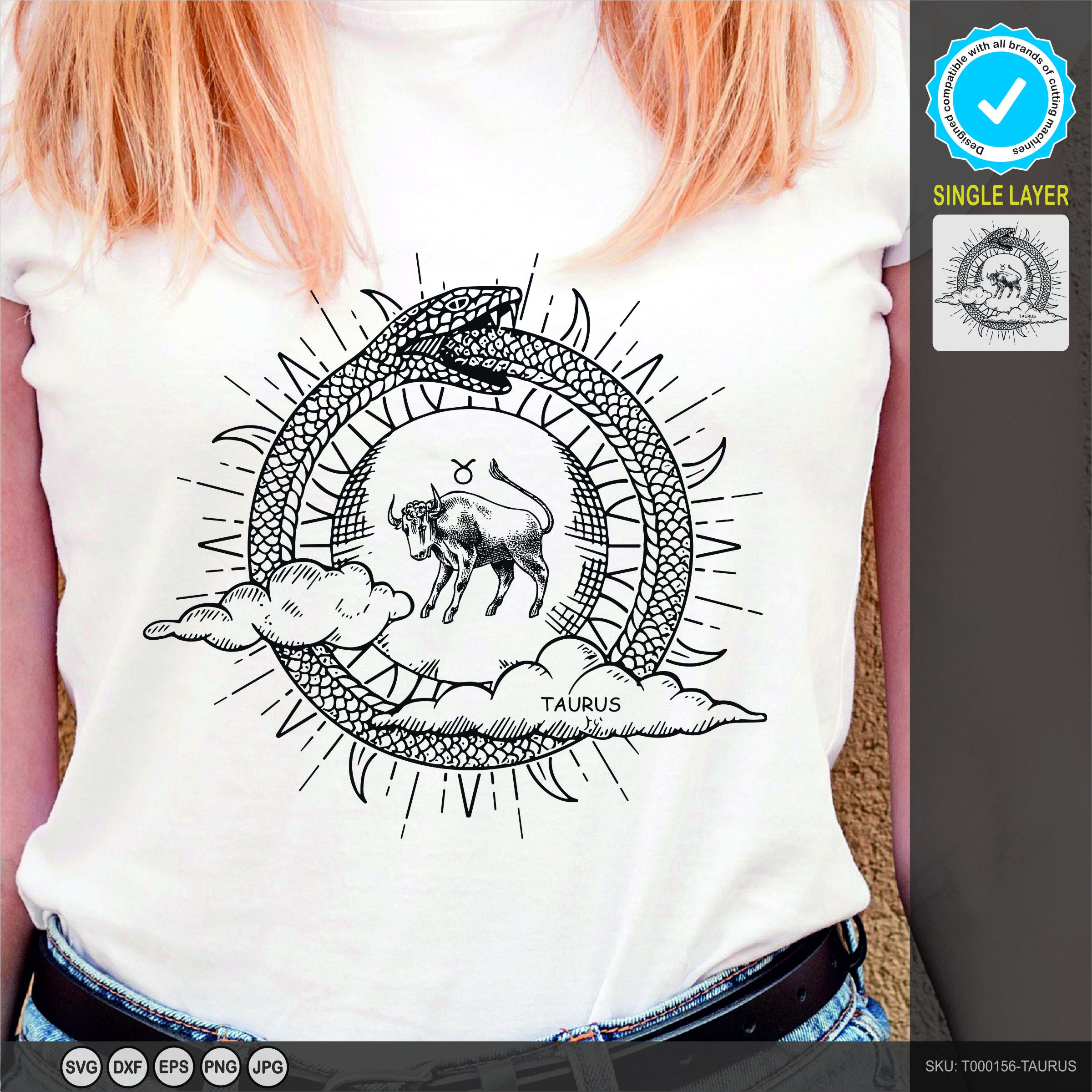 Taurus Svg, Bull Zodiac Symbol Svg, Taurus Zodiac Sign Svg, 9-pack ...
