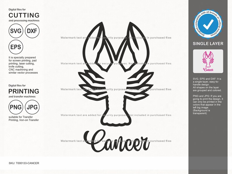 Cancer Svg Crab Zodiac Symbol Svg Cancer Zodiac Sign Svg - Etsy