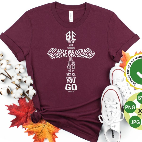 Joshua 1 9 Svg - Etsy