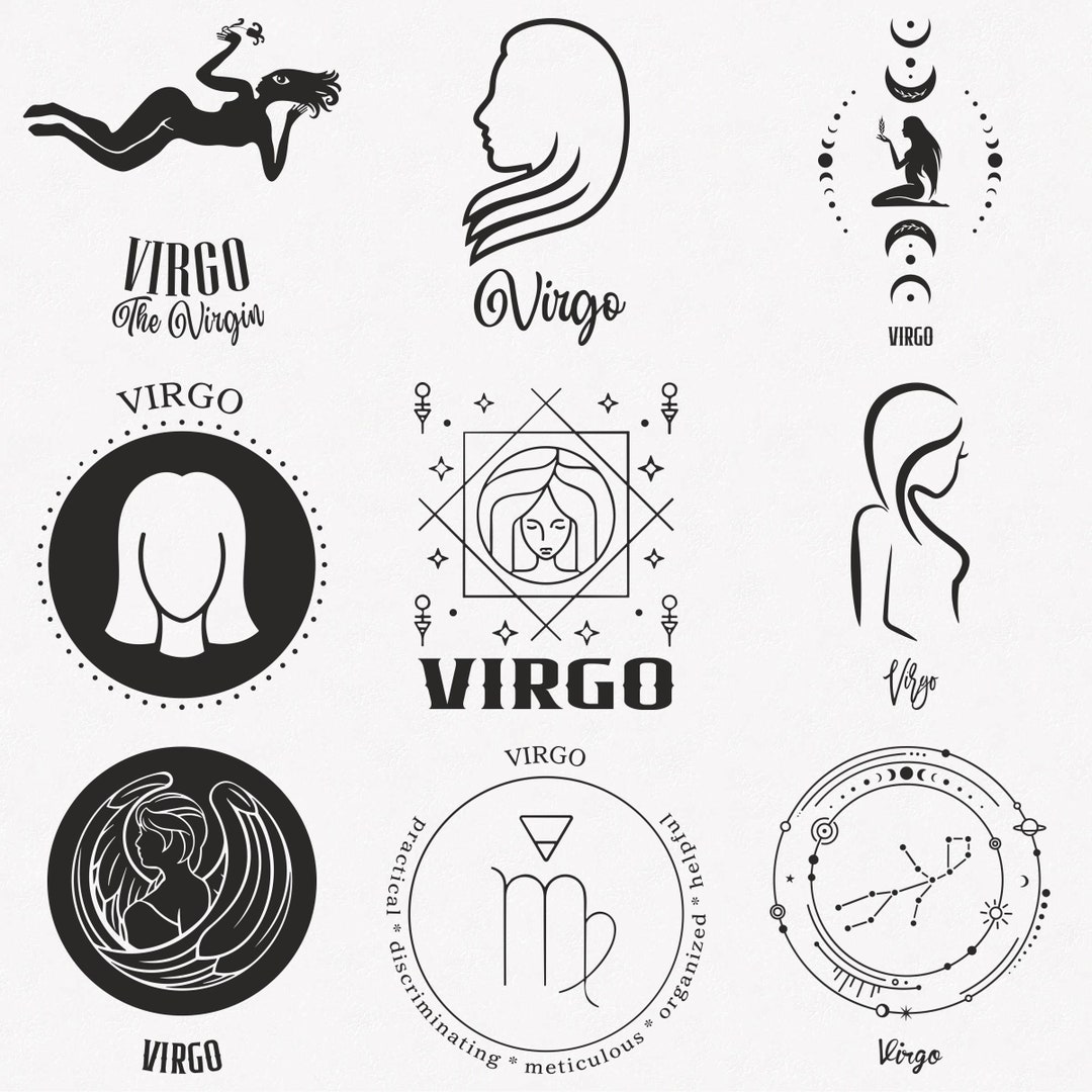 Virgo Svg, Símbolo del Zodíaco Virgen Svg, Signo del Zodíaco Virgo Svg ...