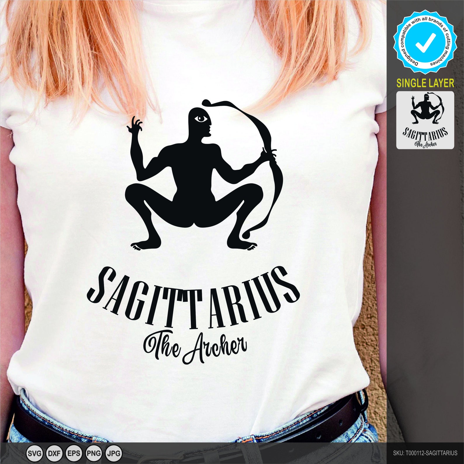 Sagittarius Svg, Archer Zodiac Symbol Svg, Sagittarius Zodiac Sign Svg ...