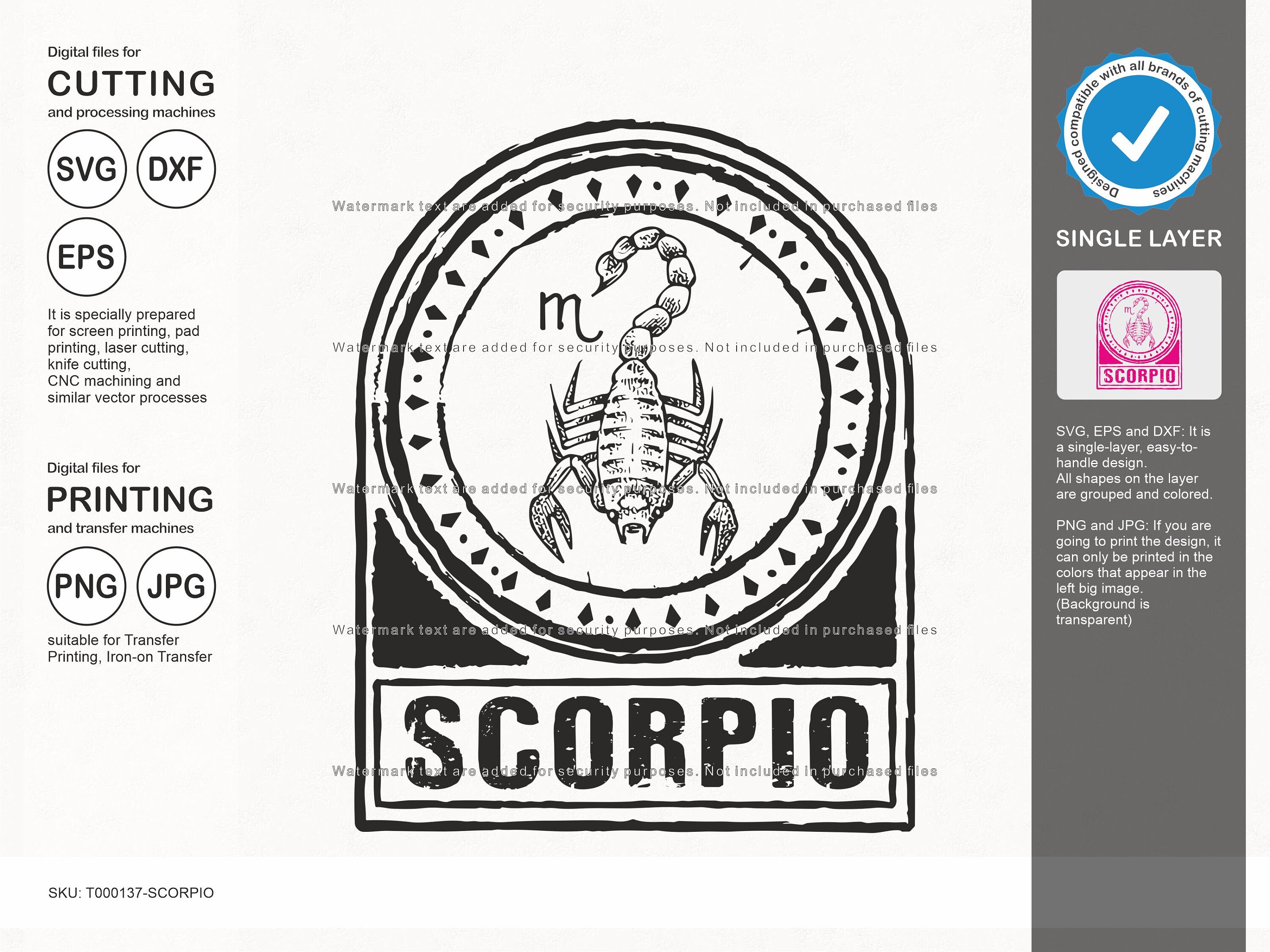 Scorpio Svg Scorpion Zodiac Symbol Svg Scorpio Zodiac Sign - Etsy