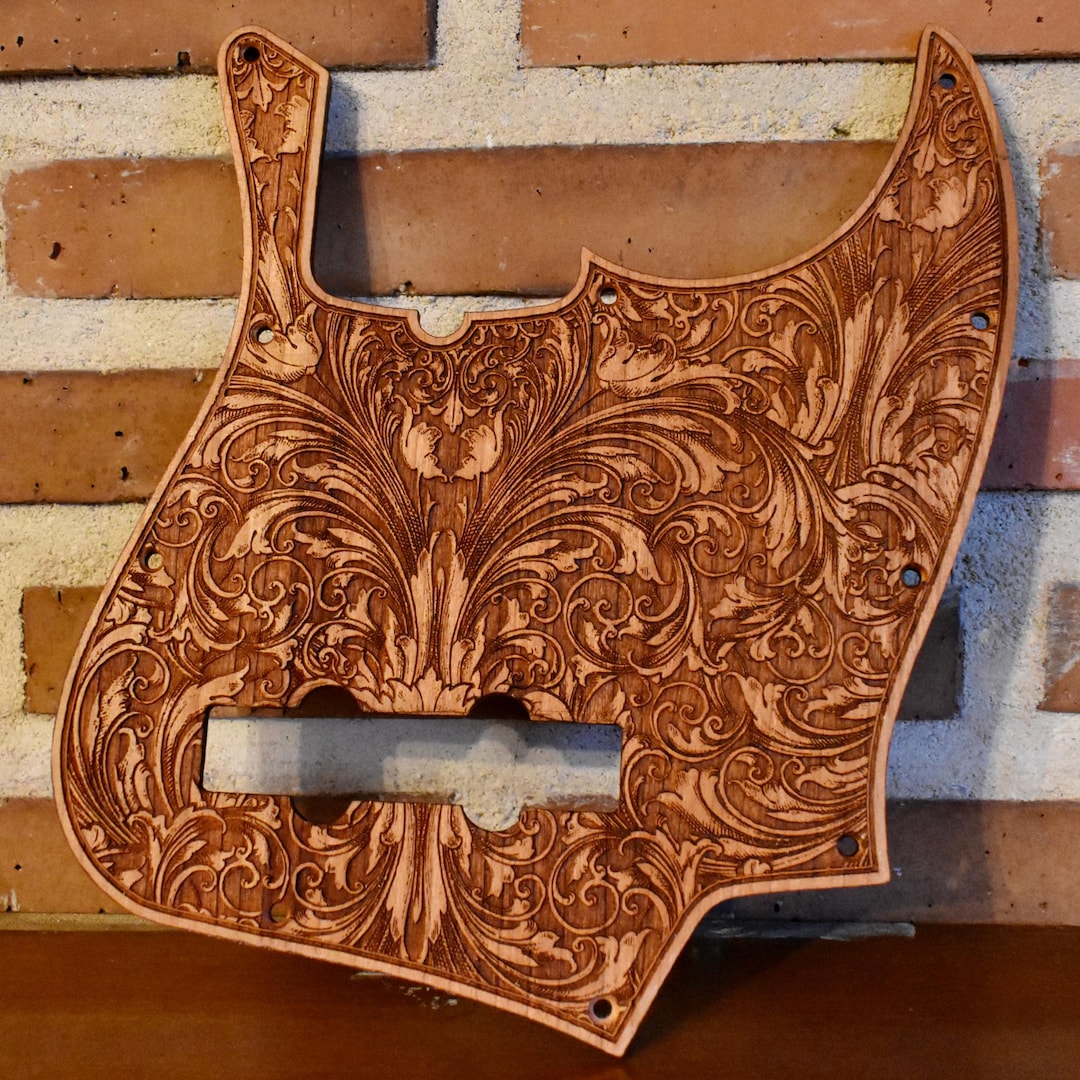 Custom Pickguard for Fender Jazz Bass Standard – Unique Guitar Laser ...