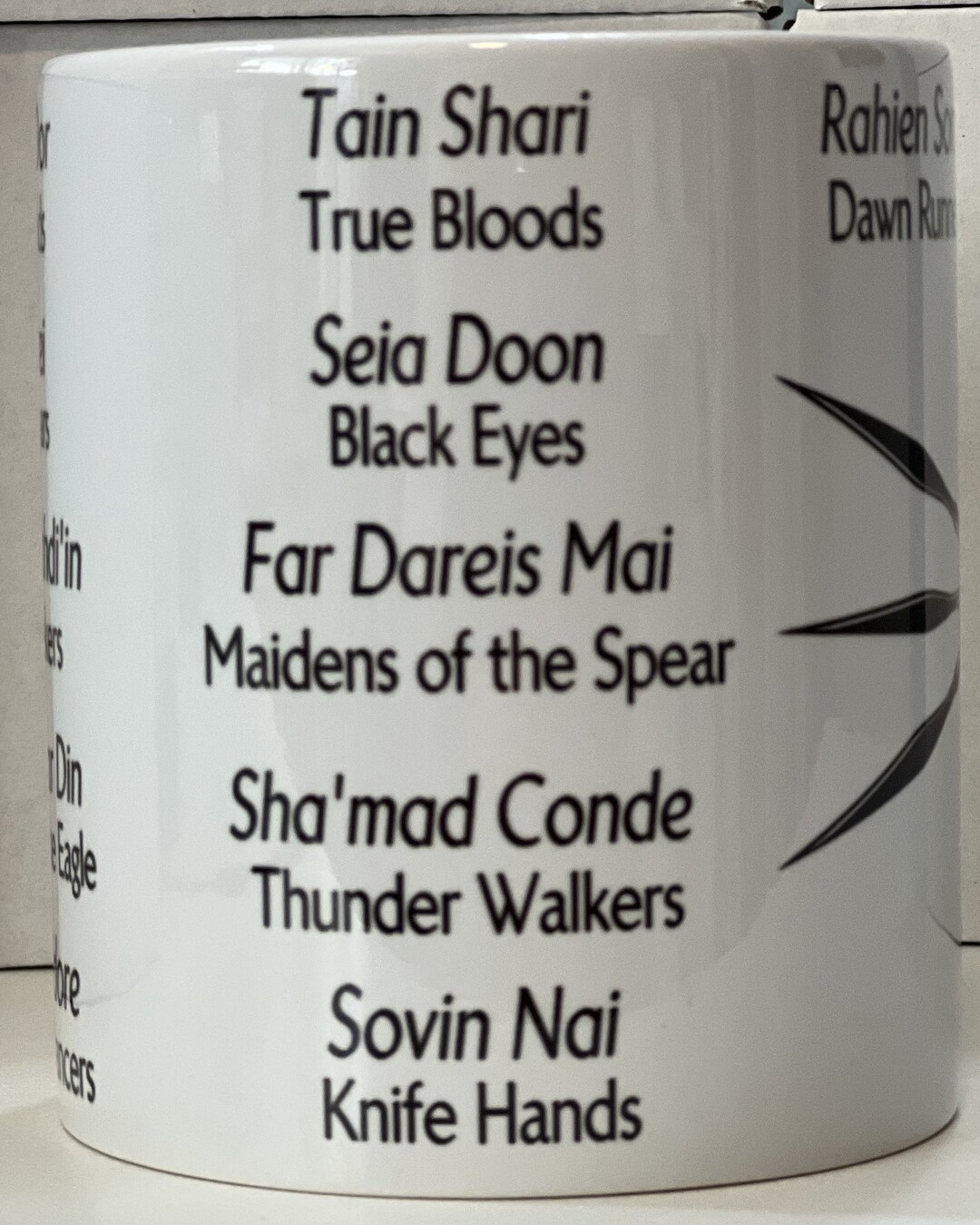 Wheel of Time, Wheel of Time Mug, Aiel Mug, Coffee Mug, WOT Coffee Mug ...