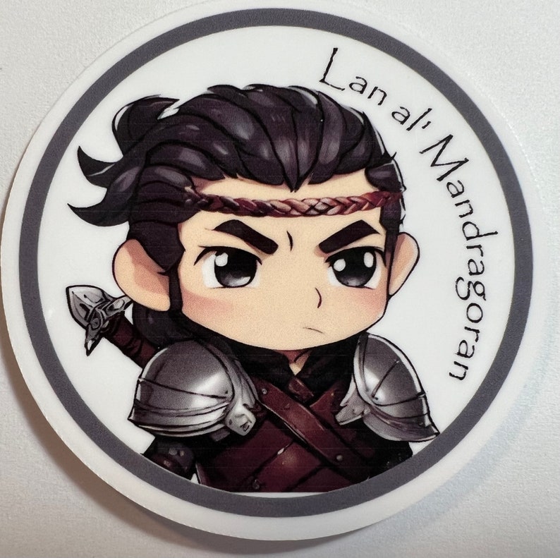 Wheel of Time, Wheel of Time Sticker, Rand Al' Thor, Sticker, Prophecy ...