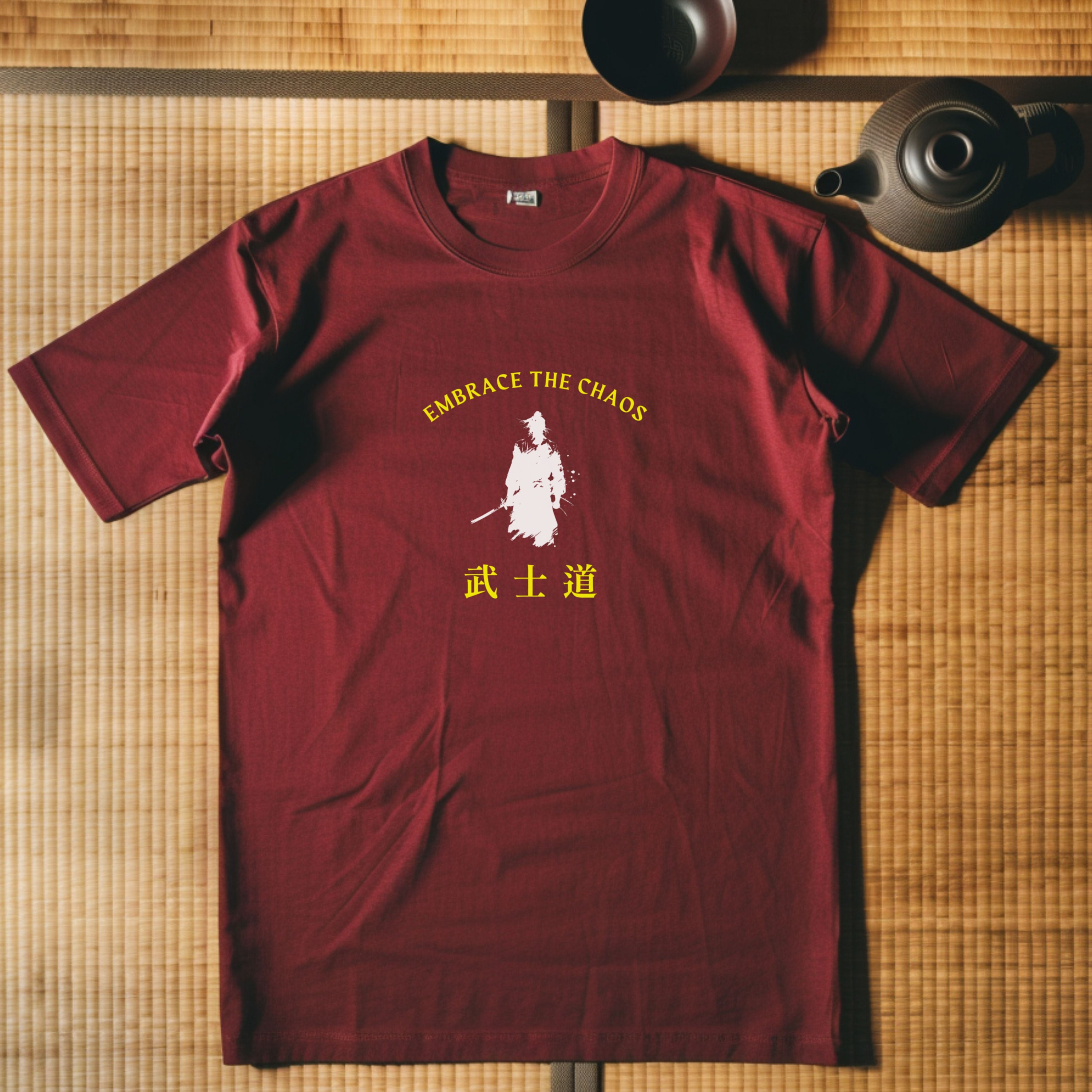 Samurai T-shirt, Bushido T-shirt, Warrior Shirt, Japan, Ancient Japan ...