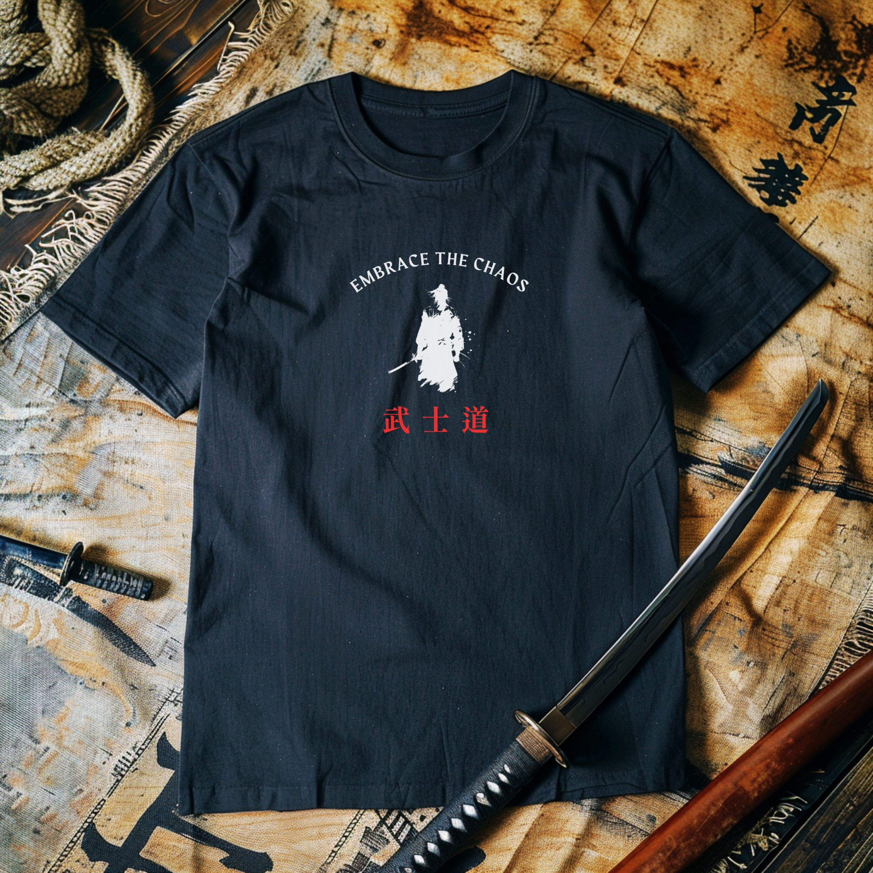 Samurai T-shirt, Bushido T-shirt, Warrior Shirt, Japan, Ancient Japan ...