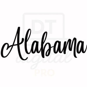 alabama script a logo