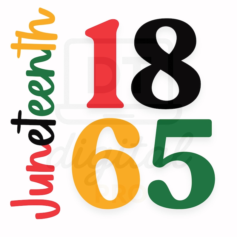 Juneteenth 1865 Digital Download PNG JPG DTF | Black History ...