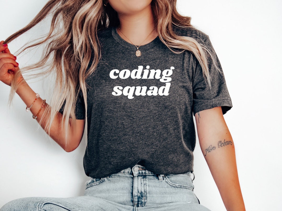 Coding Squad Shirt Coding T-shirt Coder Shirt Programming - Etsy