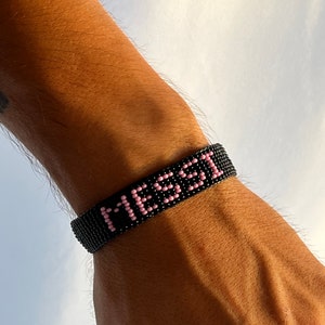 Lionel Messi Bracelet, Soccer Bracelet, Inter Miami, Gift for Him, Give ...