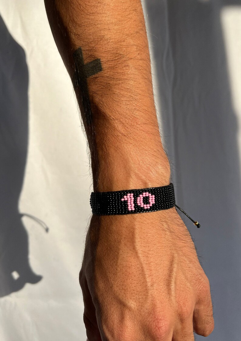 Lionel Messi Bracelet, Soccer Bracelet, Inter Miami, Gift for Him, Give ...