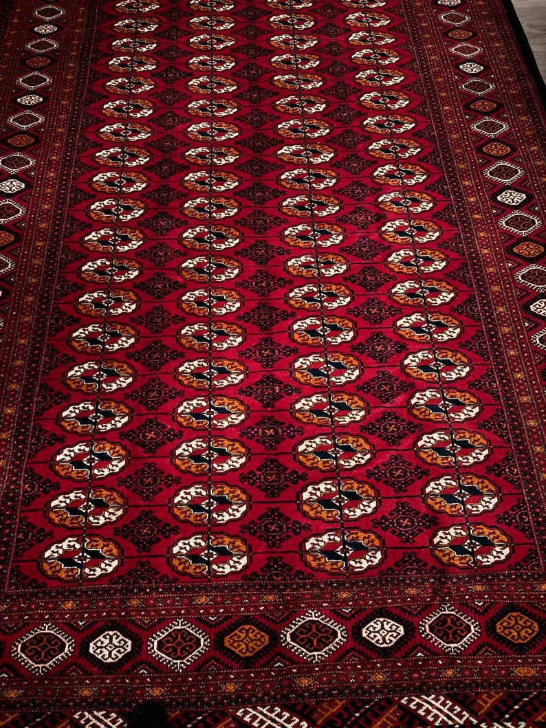 Authentic Turkmen Carpet 100% Wool Turkmen Teke Tribe From Turkmenistan ...