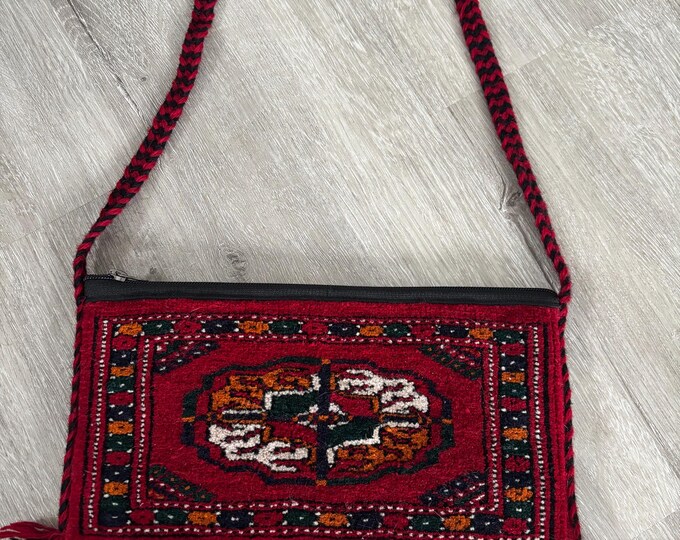 Authentic Turkmen Bokhara Carpet | 100% Wool Turkmen Teke Tribe From ...