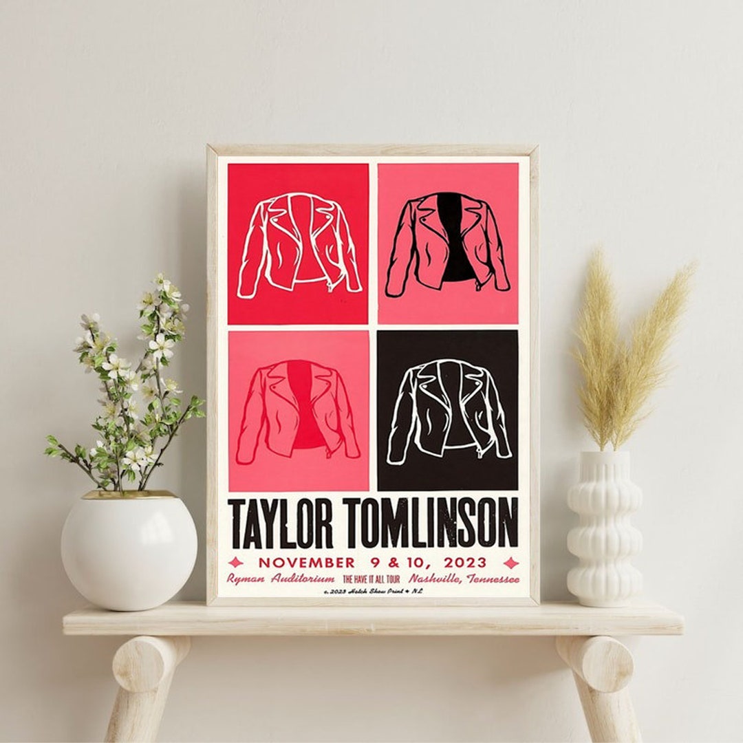 Taylor Tomlinson Ryman Auditorium Tour 2023 Poster - Etsy
