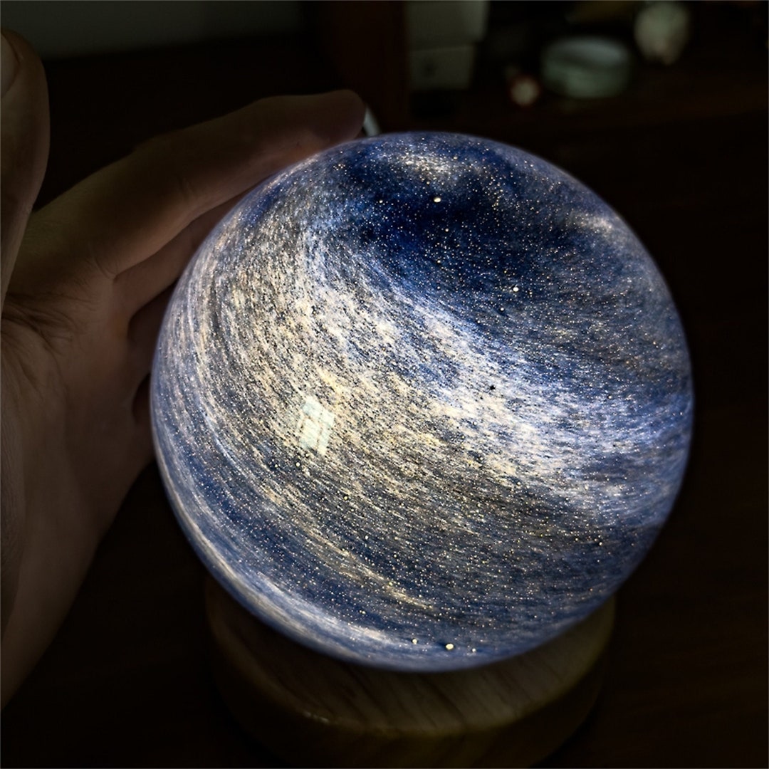 Personalized Moon Night Lamp, Custom Milky Way Night Light, Galaxy ...