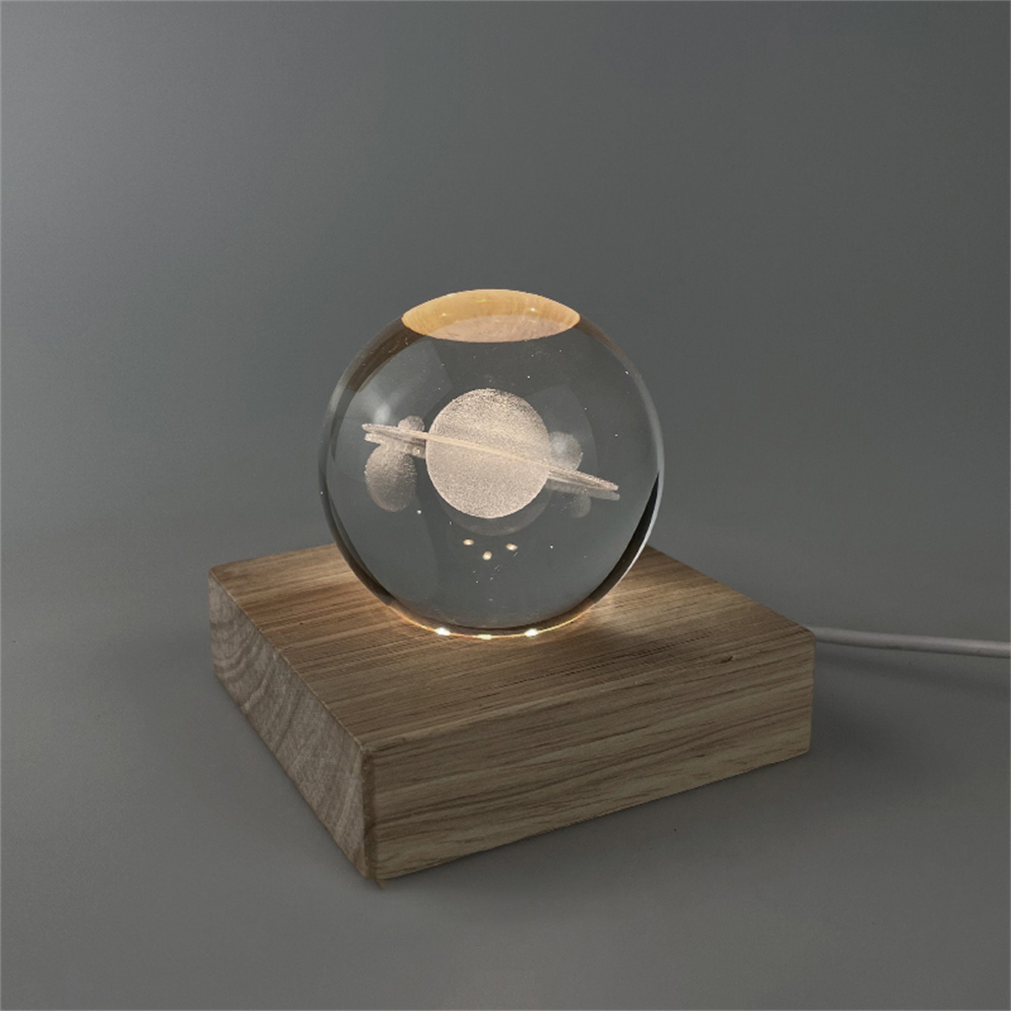 Custom Saturn Night Light Personalized Moon Lamp 3D Printed - Etsy