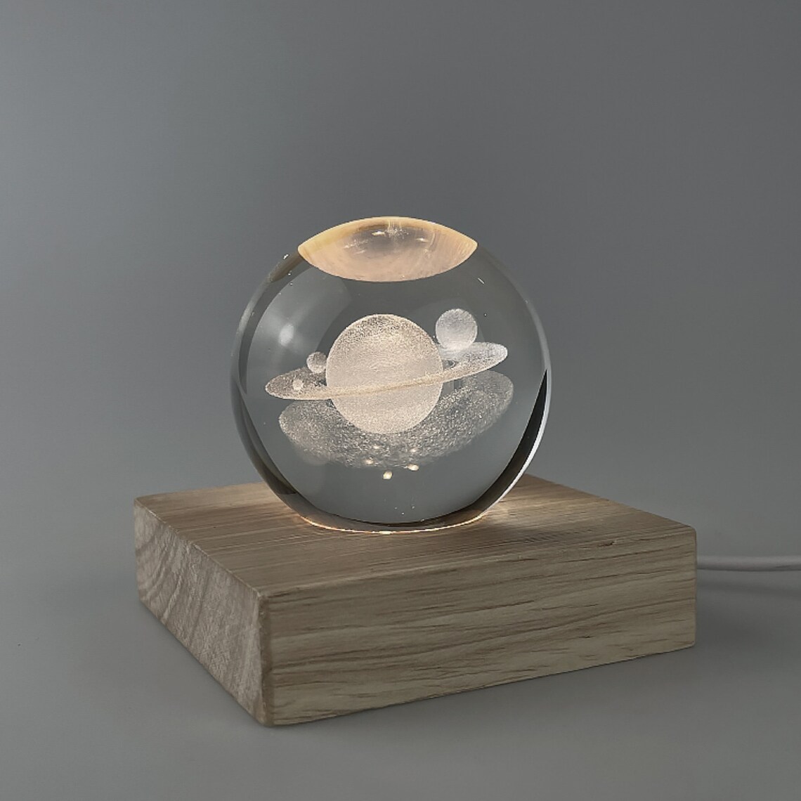 Custom Saturn Night Light Personalized Moon Lamp 3D Printed - Etsy