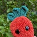 Carrot, Mini Veggie, Food Plushie, Stuffed Animal, Handmade Vegetable ...