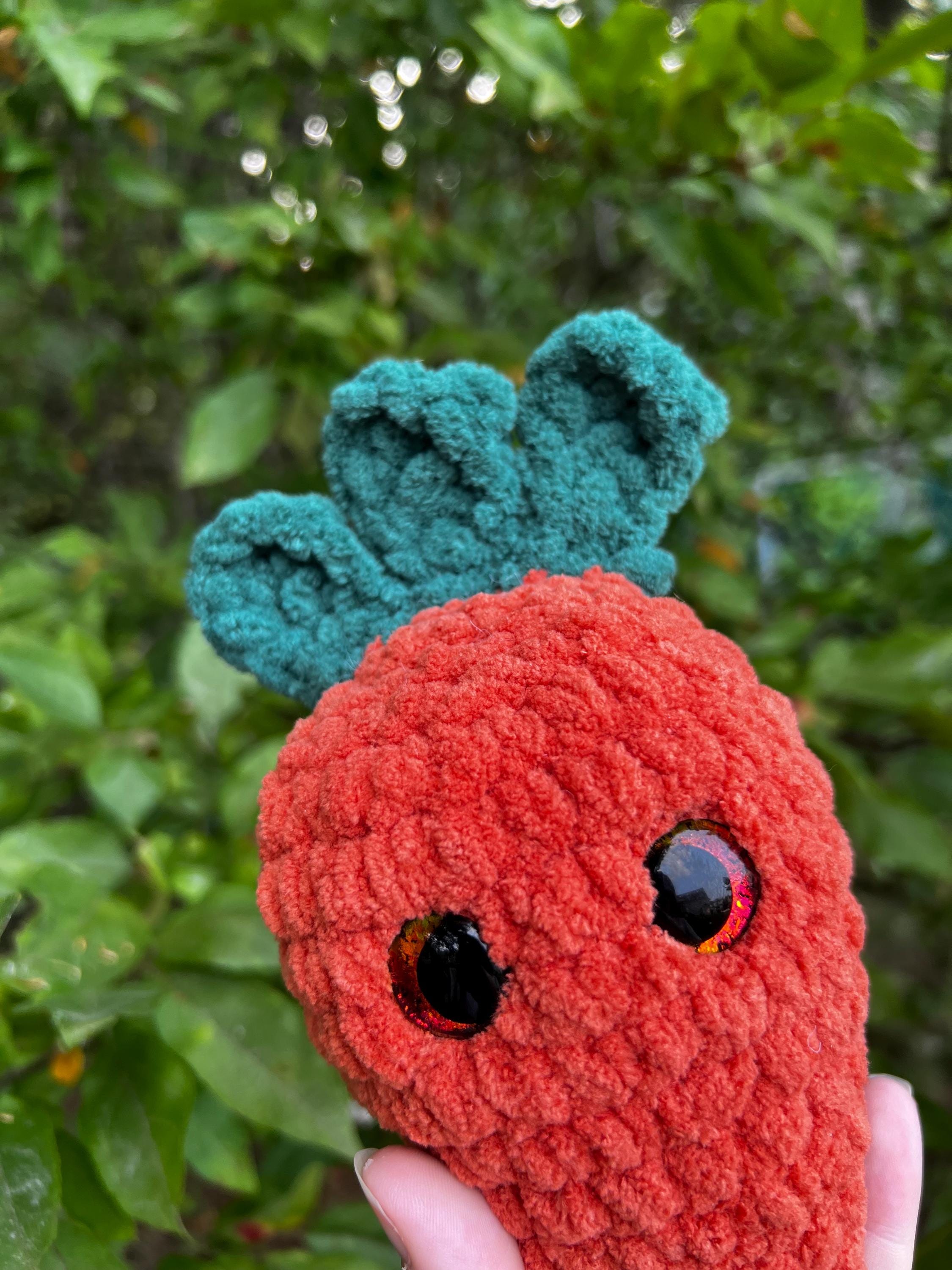 Carrot, Mini Veggie, Food Plushie, Stuffed Animal, Handmade Vegetable ...