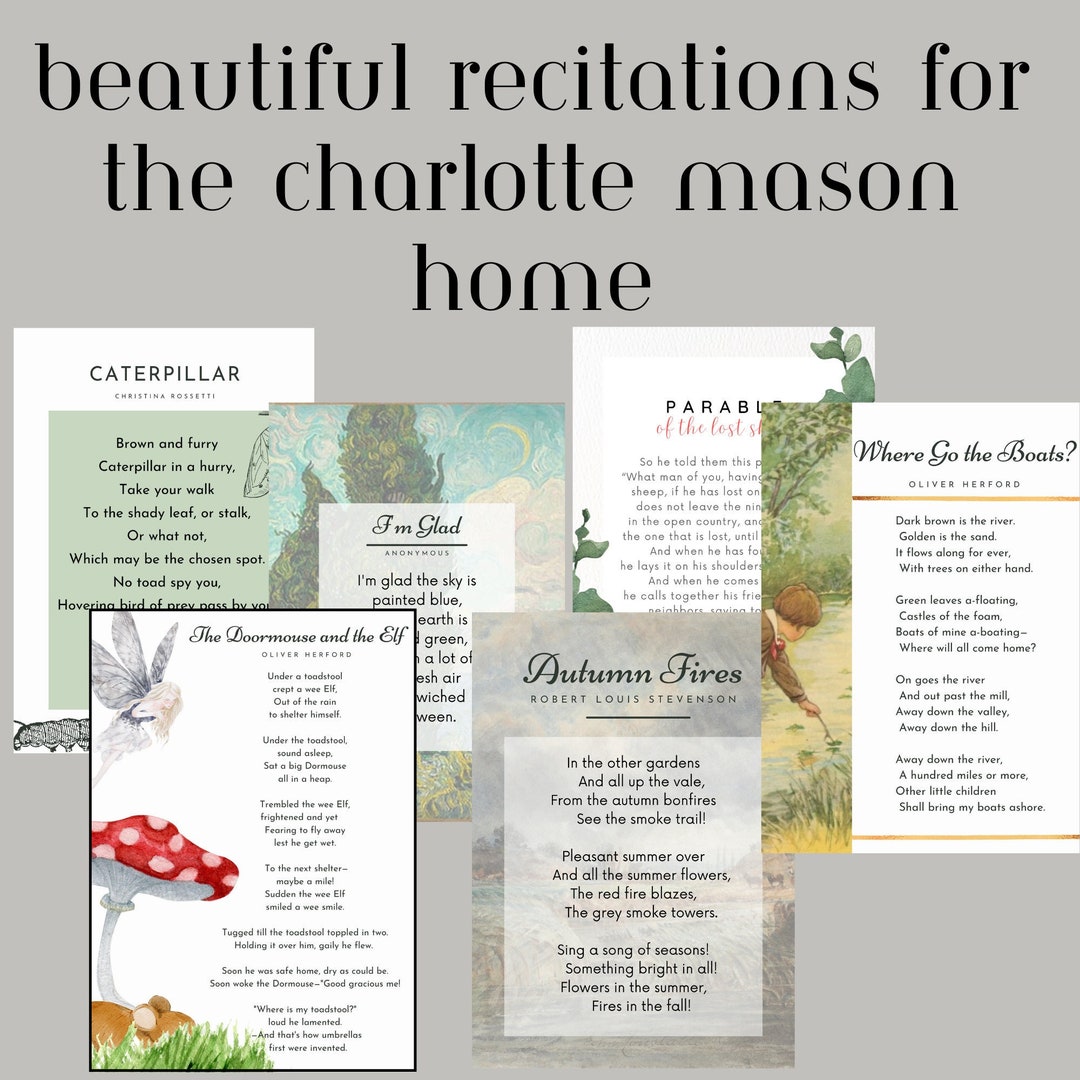 Recitation Templates Beautiful Poems and Scripture for All Ages CM ...