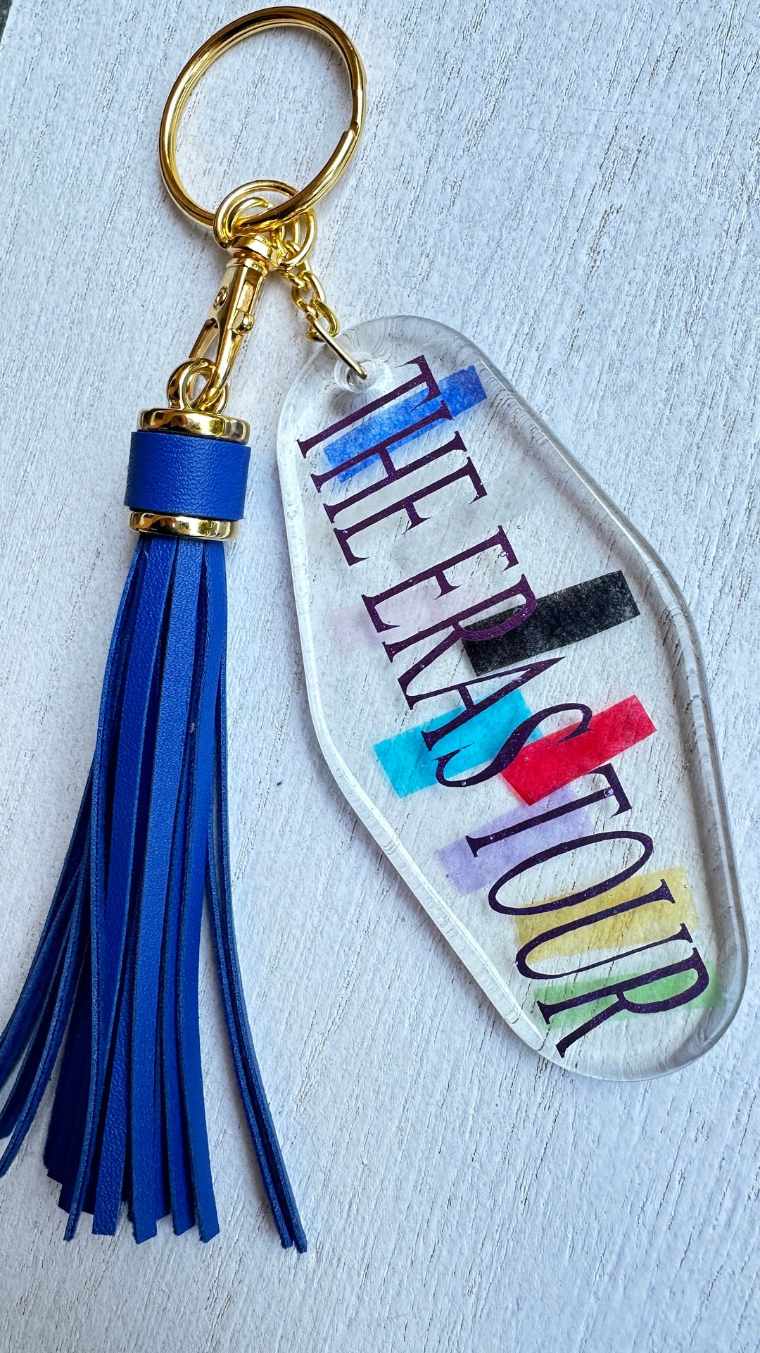 The Eras Tour Concert Confetti Hand Made Keychain - Etsy