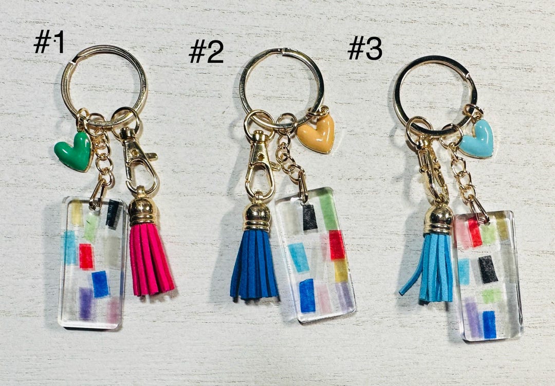Eras Tour Concert Confetti Hand Made Keychain. - Etsy