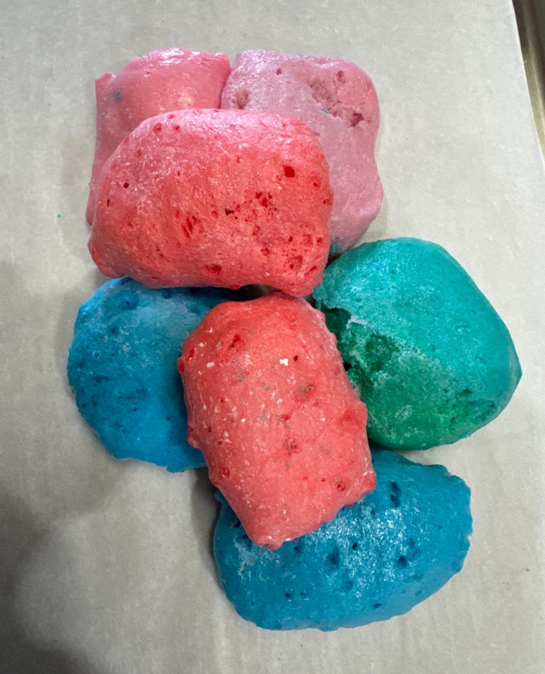 Freeze Dried Candy- Crazy-heads, Warheads - Etsy