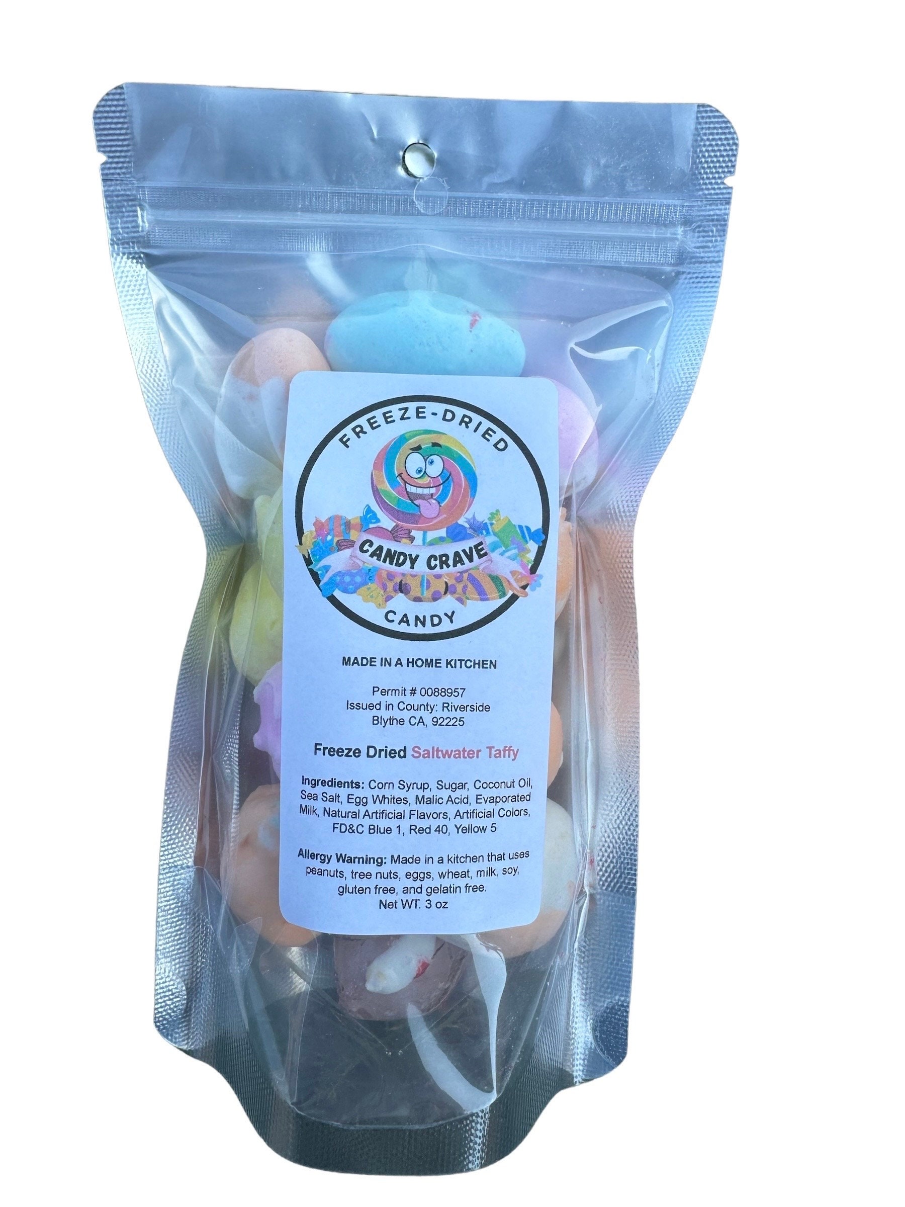 Freeze Dried Salt Water Taffy - Etsy