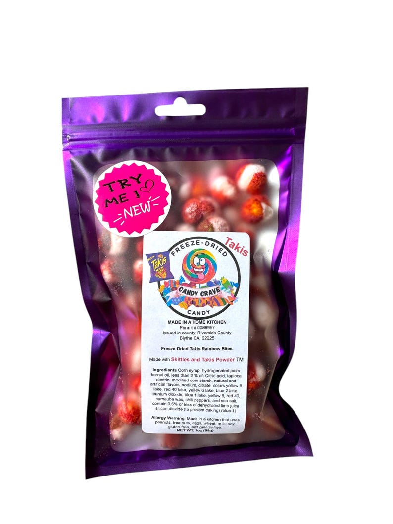 Freeze Dried Takis Rainbow Bites - Etsy