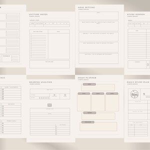 Student Planner Digital, Goodnotes Planner Undated, Digital Academic ...