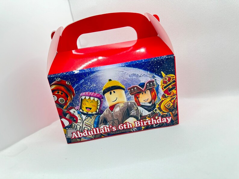 Roblox Gable Box Personalised Party Box - Etsy Australia