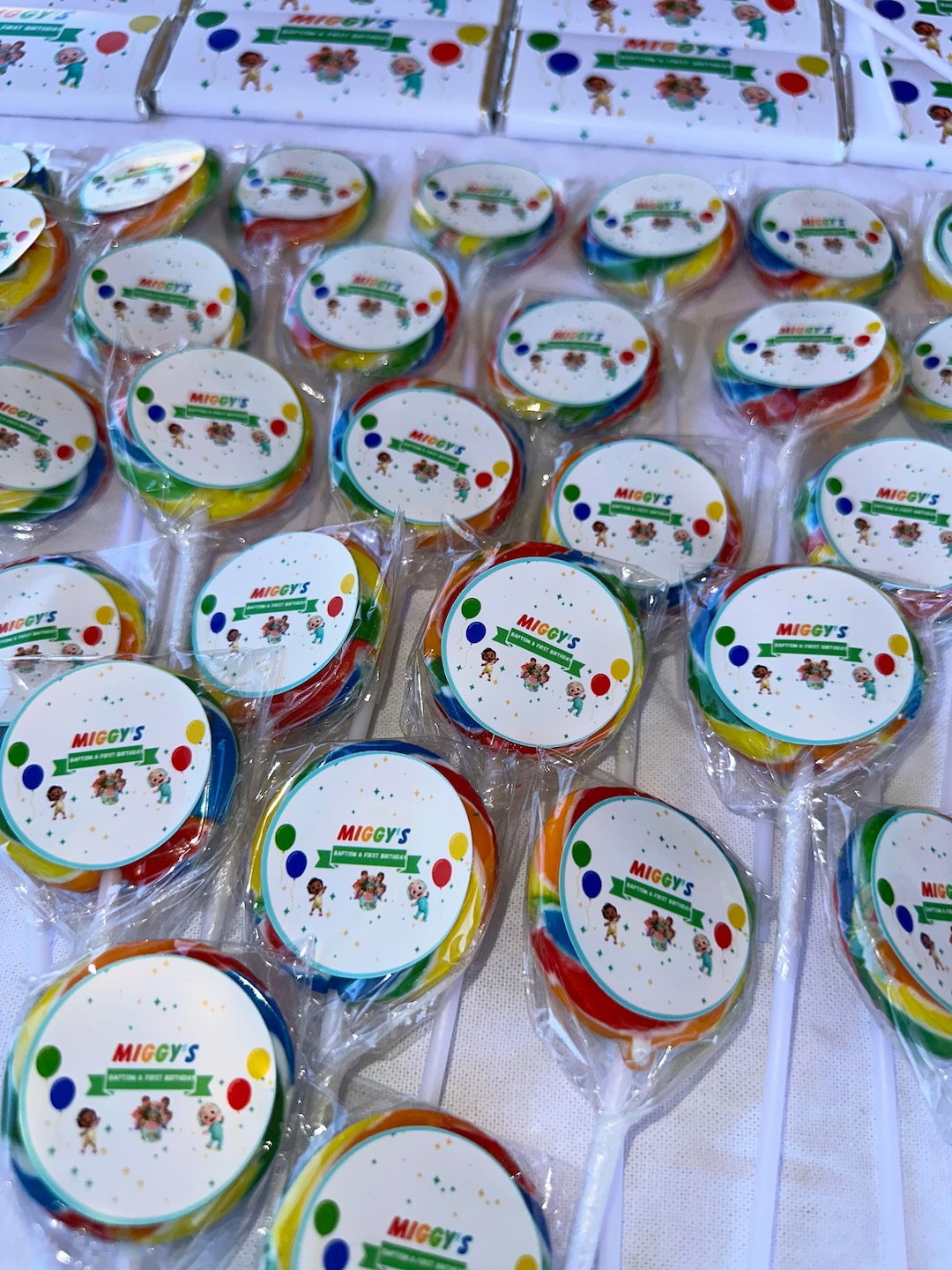 Cocomelon Lollipop/party Favours - Etsy