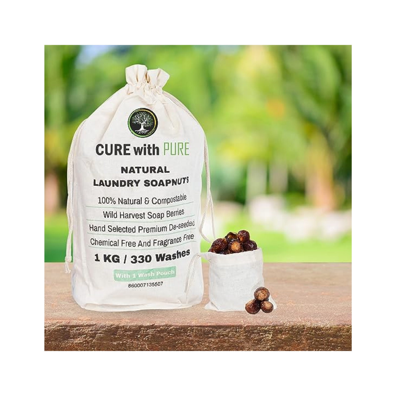 1 Kg/2.2lb Pure Organic Soap Nuts Laundry Detergent Non-toxic Eco ...