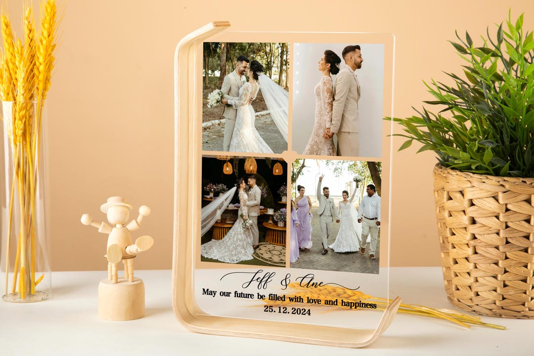Personalized Photo Frame, Acrylic Glass Photo Frame, Custom Acrylic ...