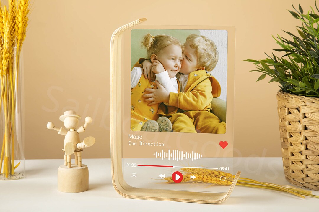 Personalized Song Acrylic Plaque,music Plaque,photo Plaque Gift,family ...