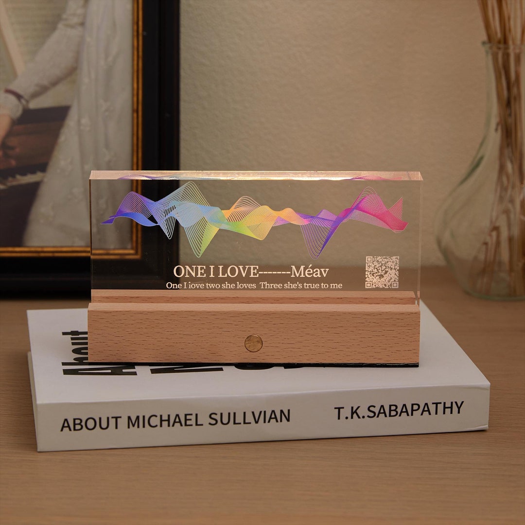 Custom Neon Art Lights - Sonic Art Custom Gifts, Any Personal Recording ...