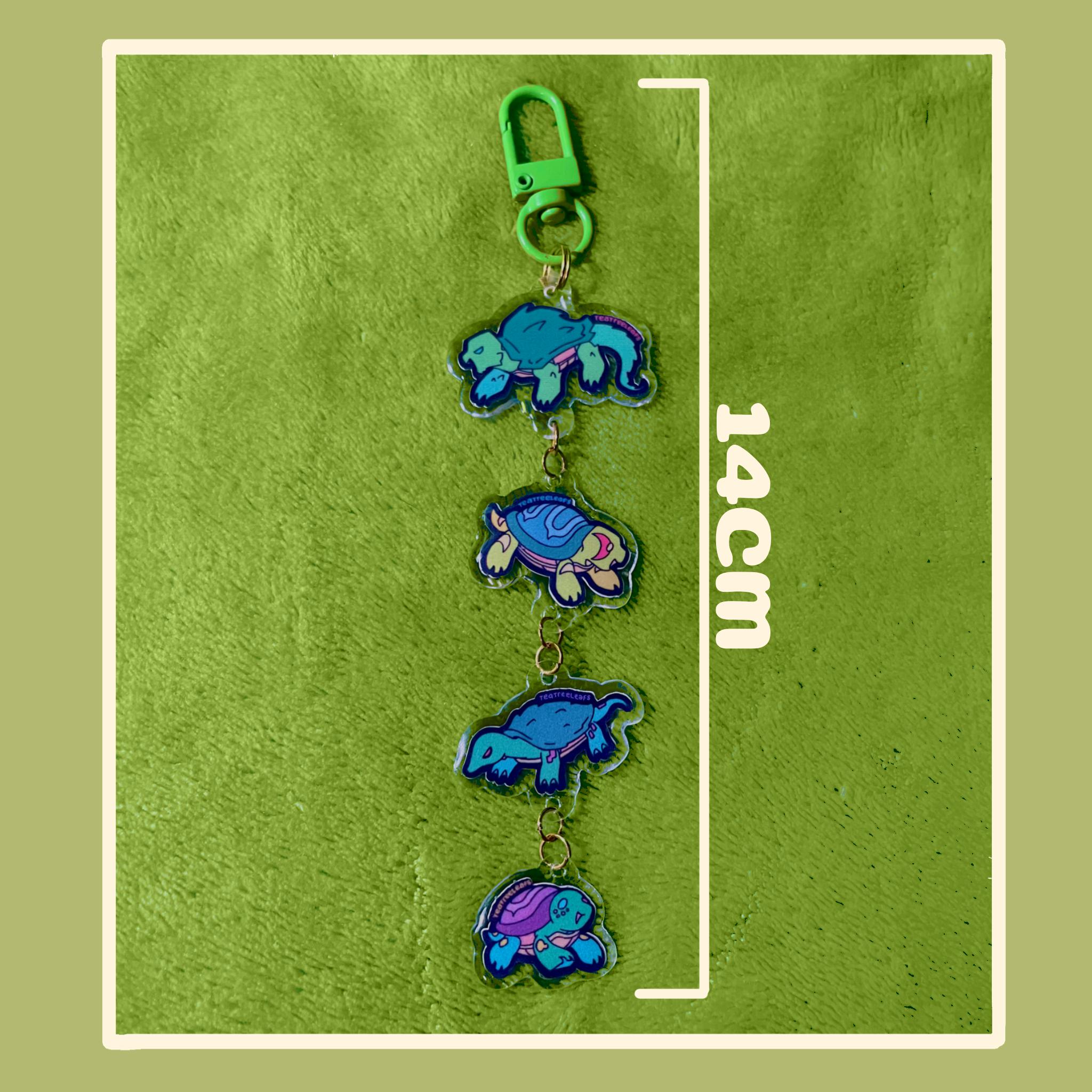 Baby Turtle Hanging Keychain [preorder] - Etsy