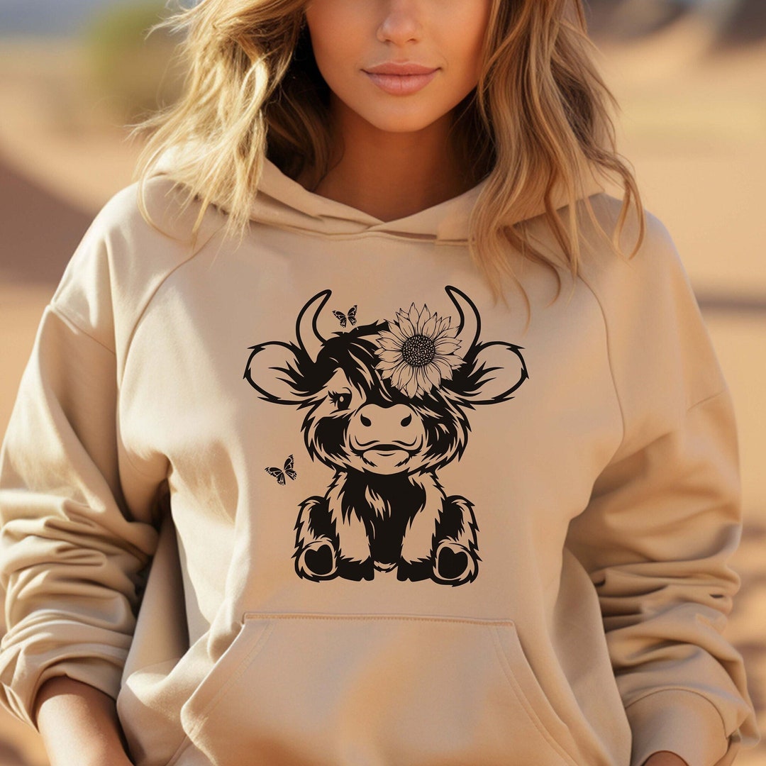 Highland Cow Sweatshirt, Highlands Cow Hoodie, Highlander Cow Shirt ...