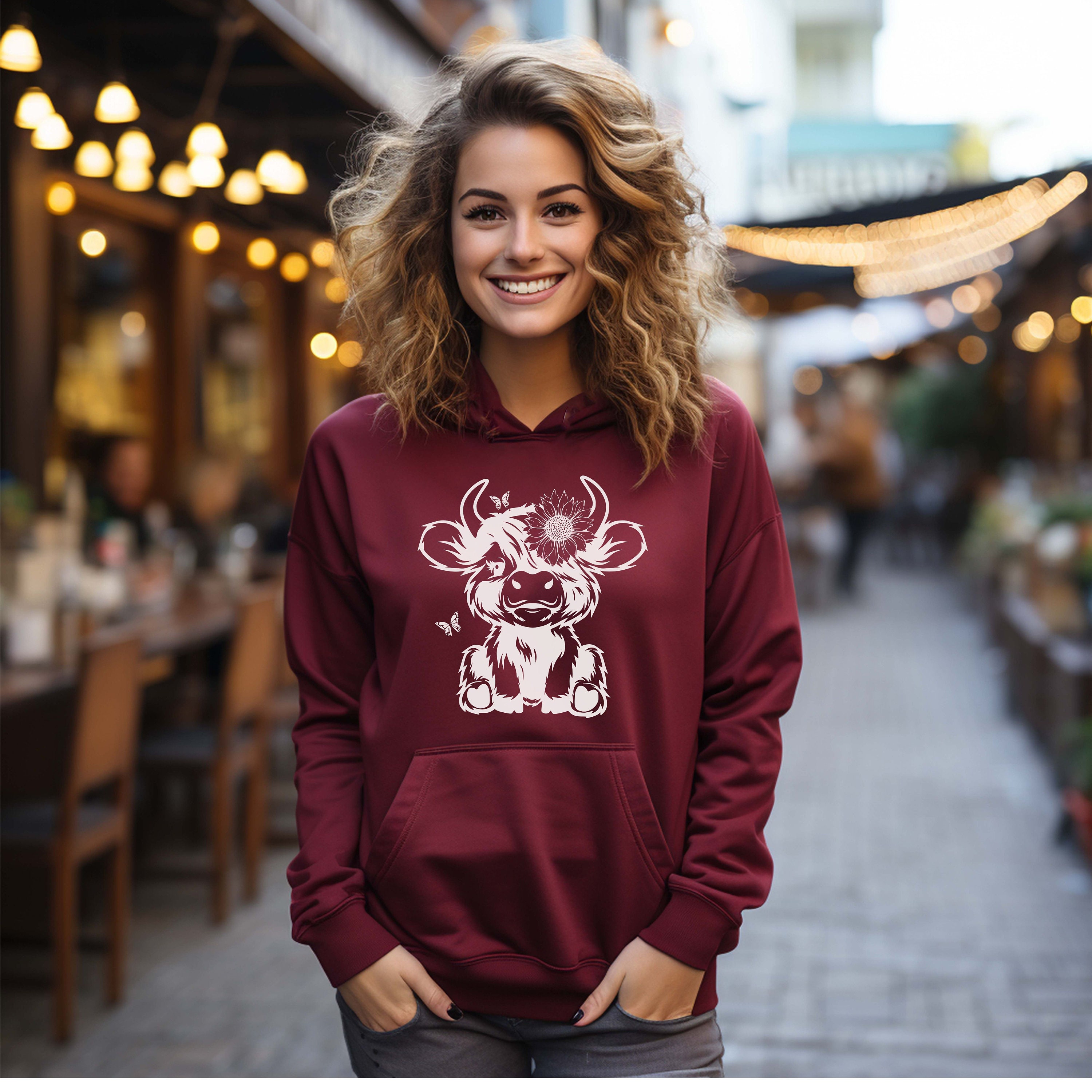 Highland Cow Sweatshirt, Highlands Cow Hoodie, Highlander Cow Shirt ...