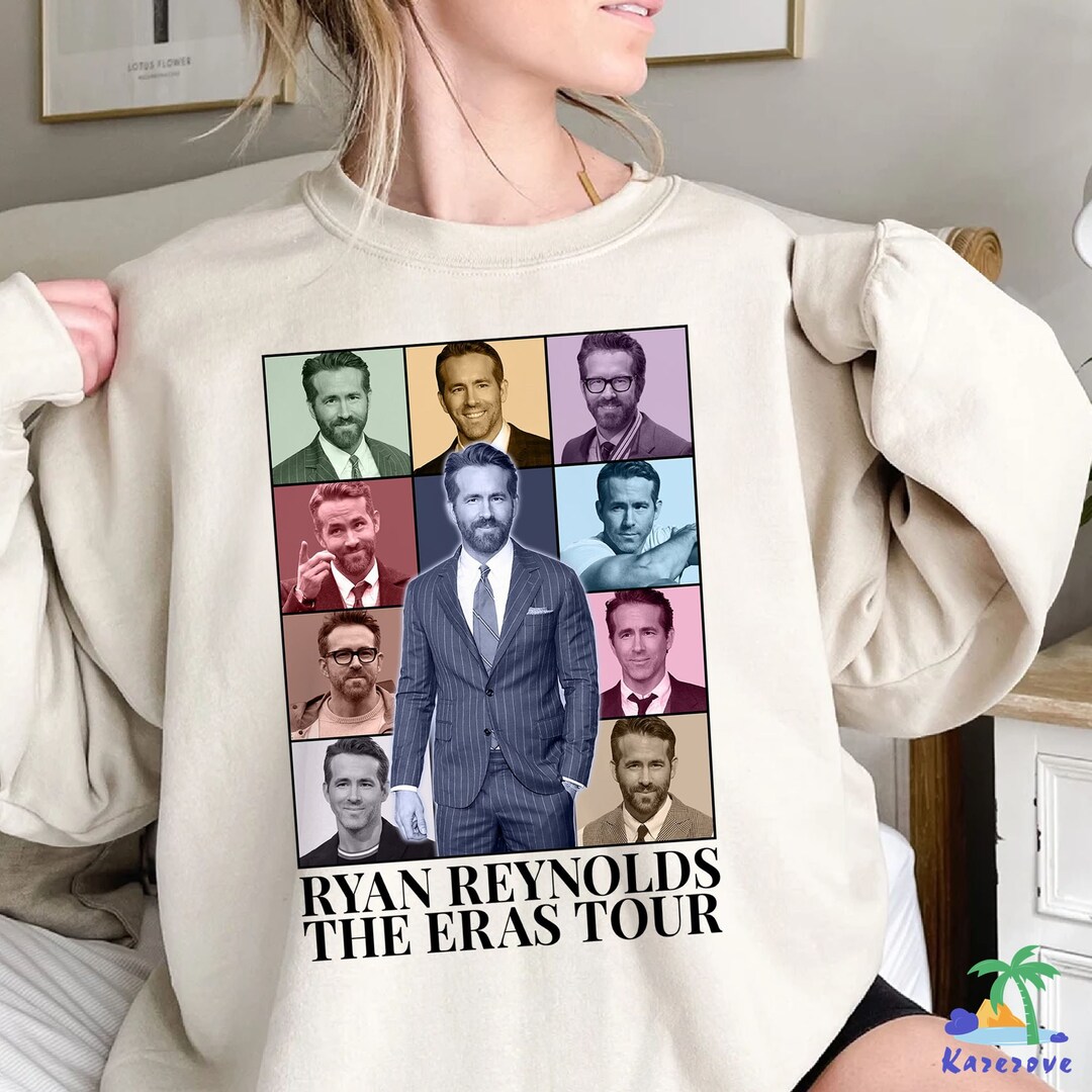 Vintage Ryan Reynolds Eras Tour Style Shirt, Ryan Reynolds Tshirt, Ryan ...