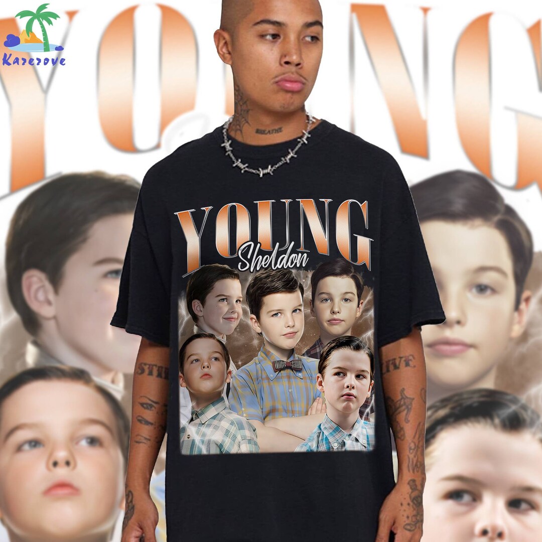 Young Sheldon Homage Bootleg Shirt Vintage Young Sheldon - Etsy