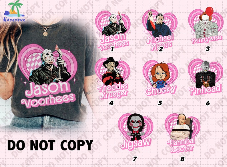 Horror Dolls PNG Set Y2k Horror Horror Characters PNG - Etsy