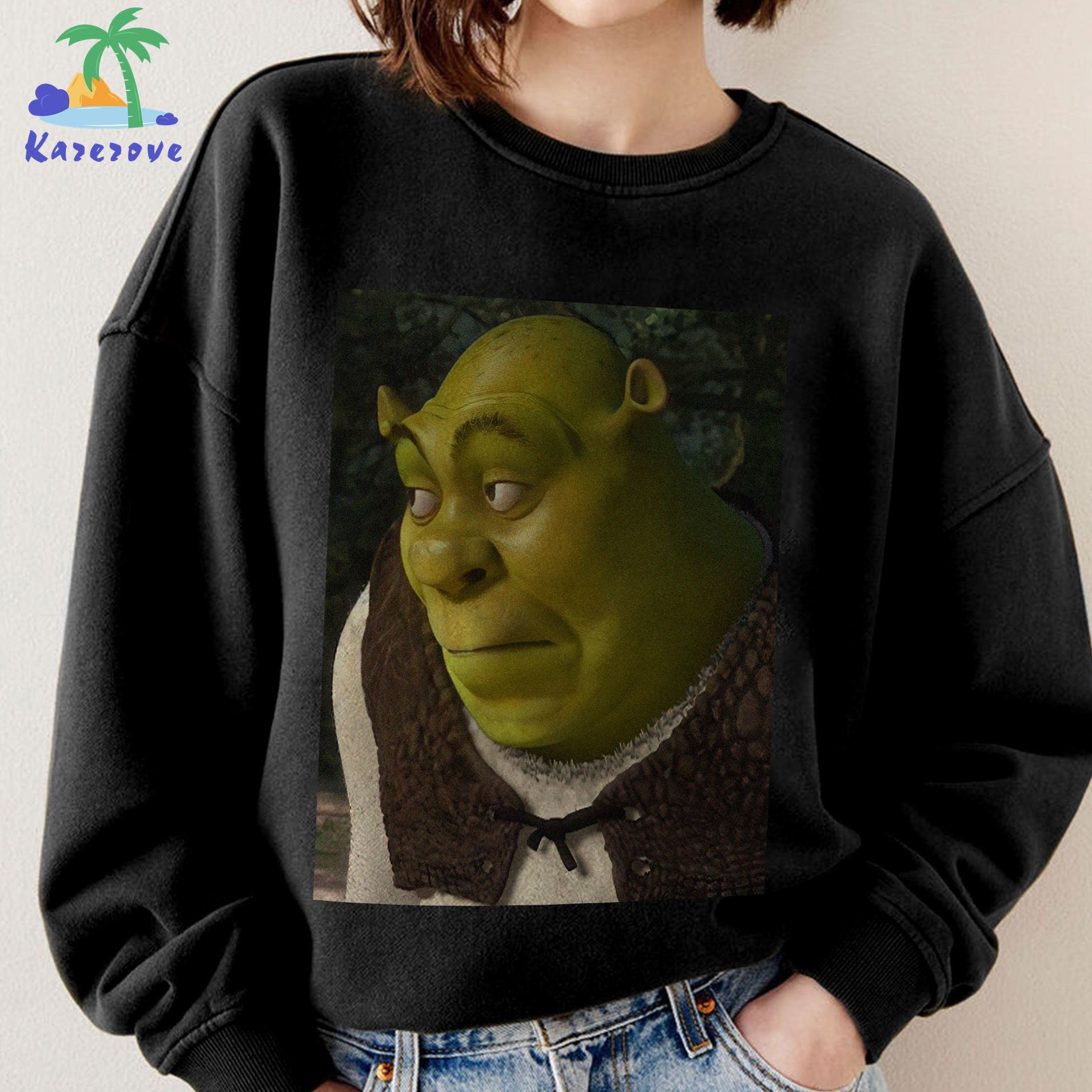 Shrek Face Meme Tee Funny Shrek Meme Shirt Shrek Lover Gifts Can't ...